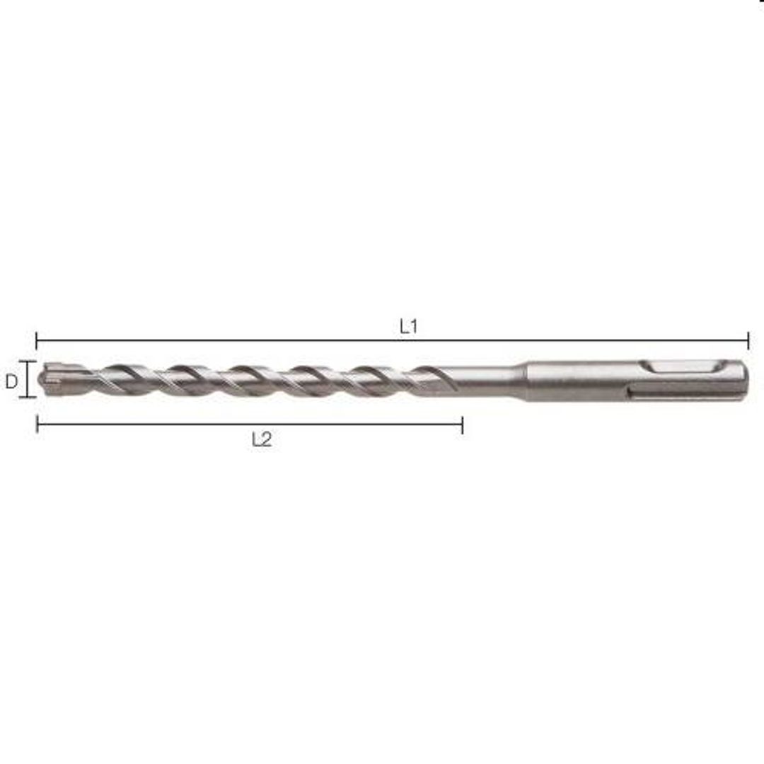 Labor Sds Plus Premium PGM auto soldering Hamerboor 4-snijder 10.0x250 ...