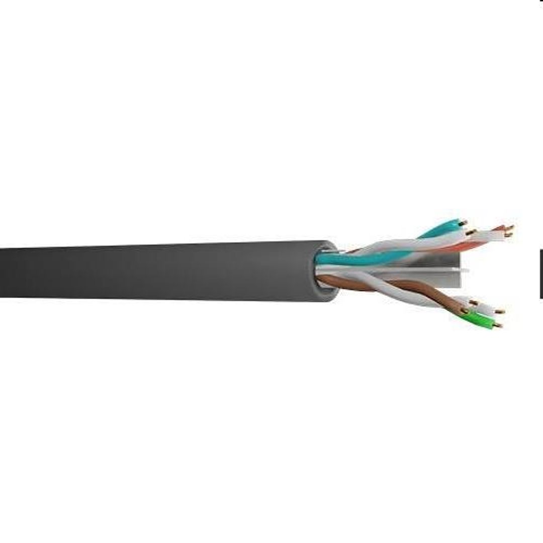 ADIC6UTPPVCGRY305 Datakabel CAT6 U/UTP PVC-kabel, 305 meter trekdoos ...